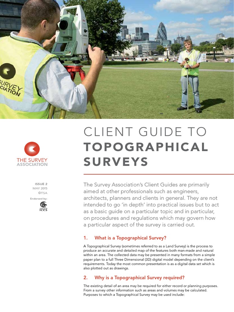 TSA Client Guide - Topographical Surveys - Issue 2 - LR | PDF ...