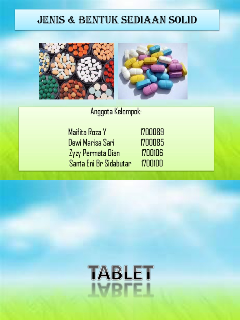 Jenis & Bentuk Sediaan Solid | PDF