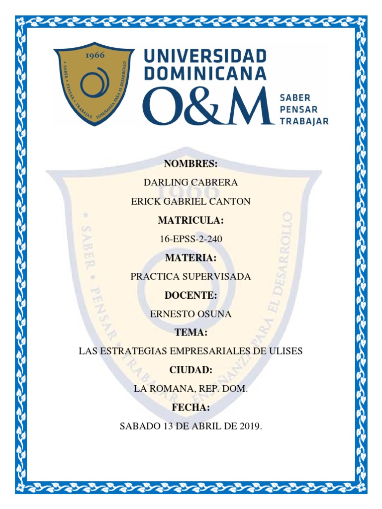 Presentacion O&m ACTUAL | PDF