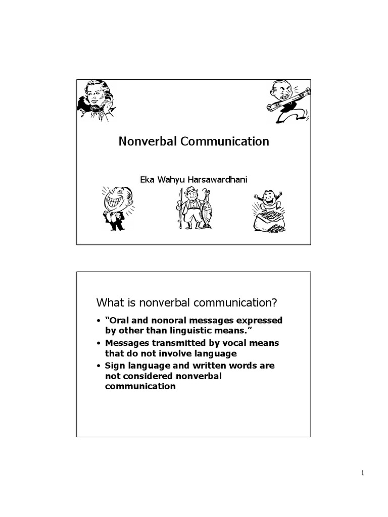 Nonverbal Communication | PDF | Nonverbal Communication | Body Language