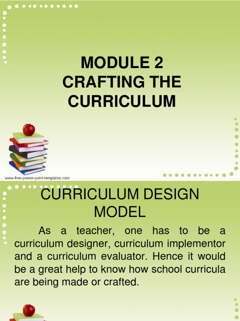 Crafting The Curriculum | PDF | Curriculum | Teachers