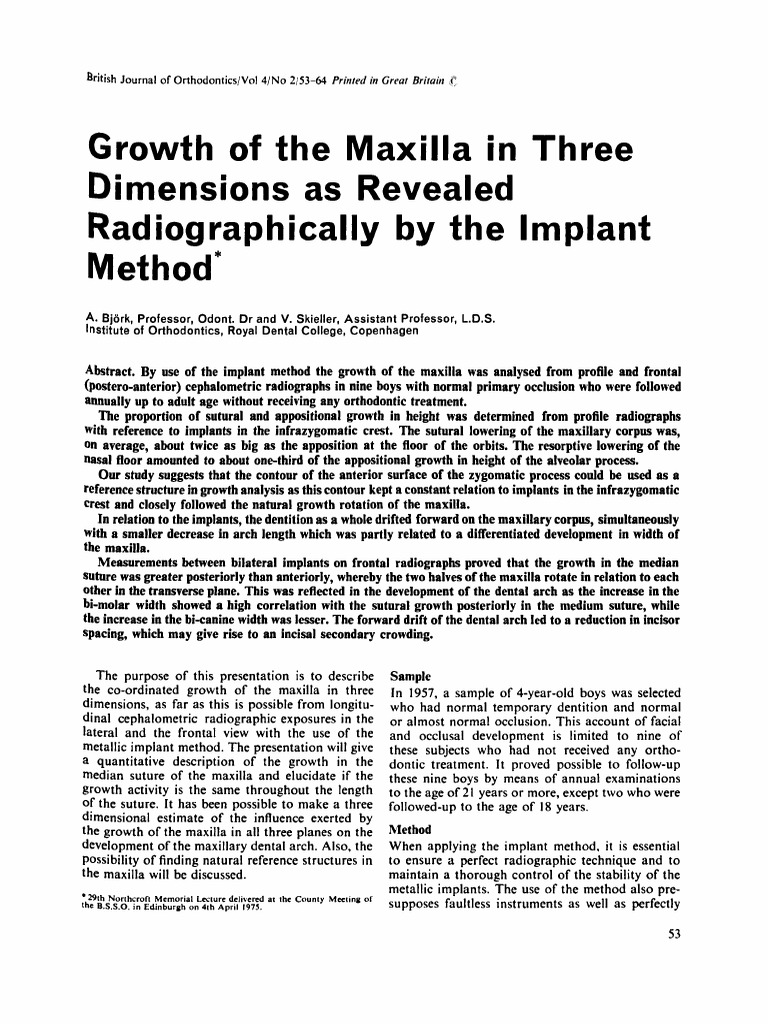 Bjo 4 2 53 PDF | PDF | Skull | Anatomical Terms Of Location