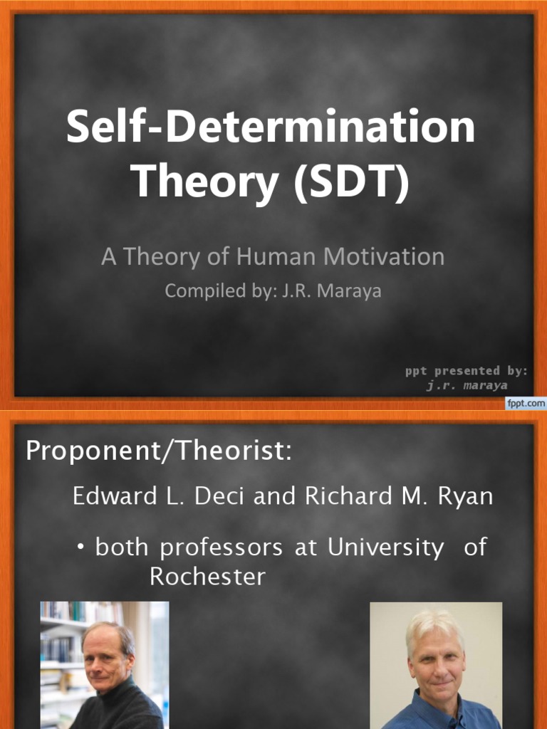 Self-Determination Theory Overview | PDF | Psychological Theories | Motivation