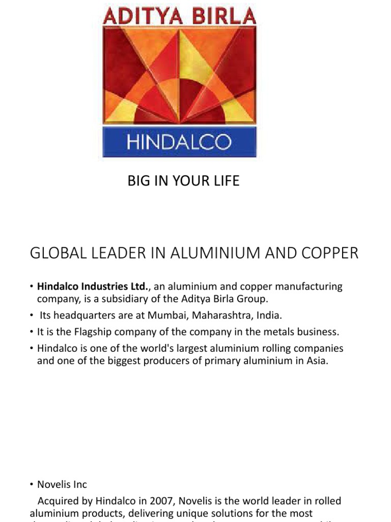 Hindalco Ltd. | PDF