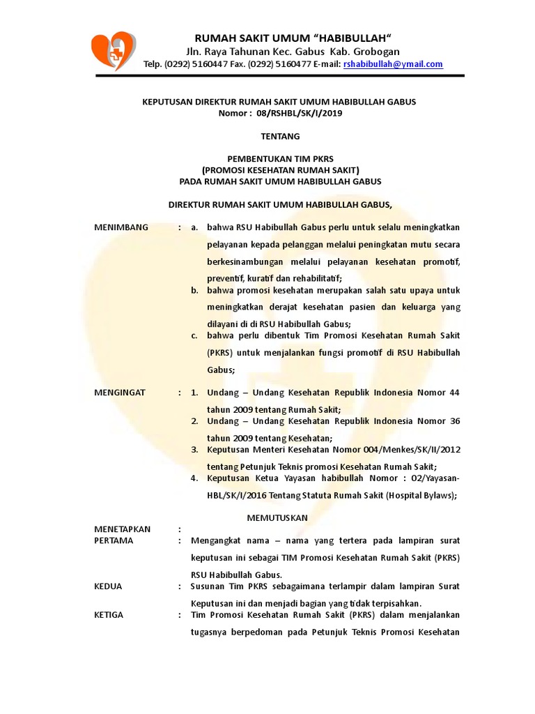 SK Tim Promkes | PDF