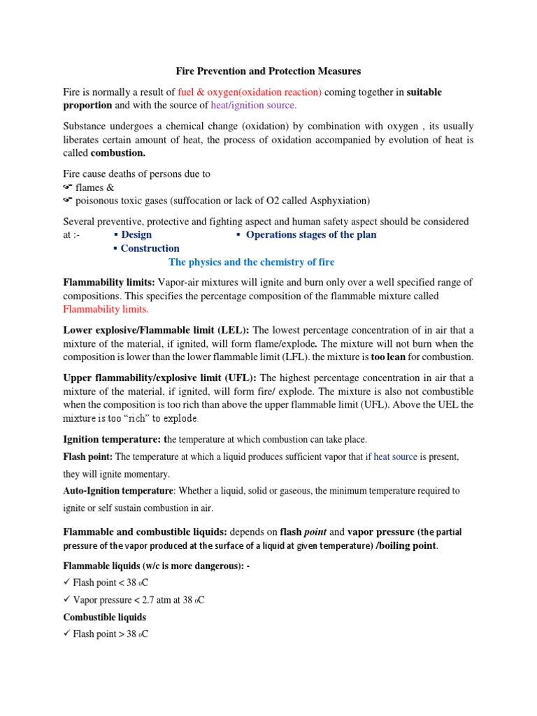 Fuel & Oxygen (Oxidation Reaction) : Heat/ignition Source | PDF | Combustion | Explosion