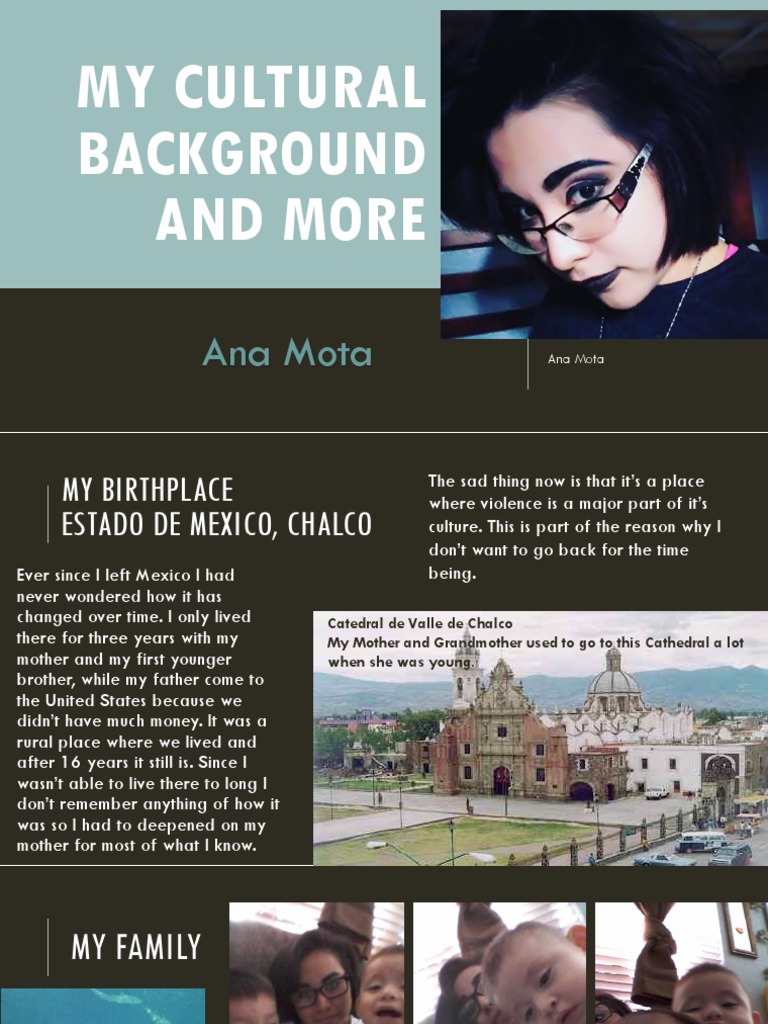 My Cultural Background and Family Life | PDF