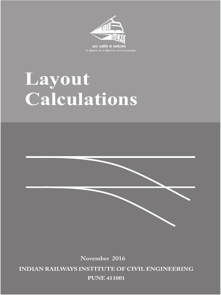 Layout Calc PDF | PDF | Track (Rail Transport) | Rail Infrastructure
