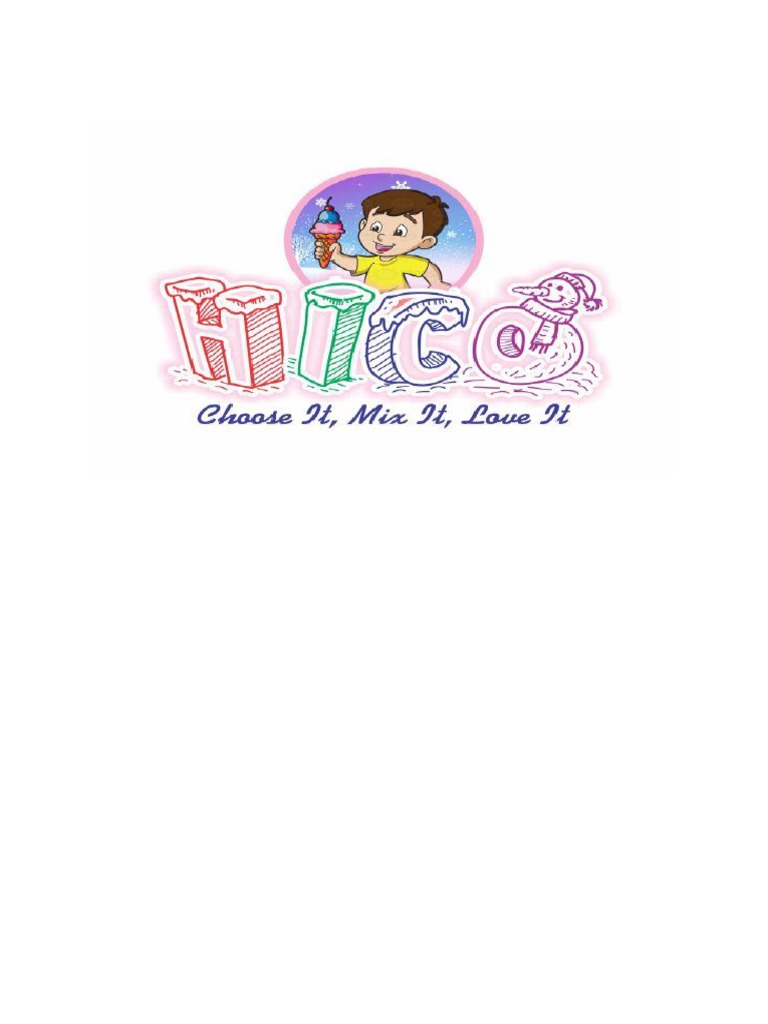 Hico Ice Cream Full Master File Swot Pestel ETC | PDF | Market ...