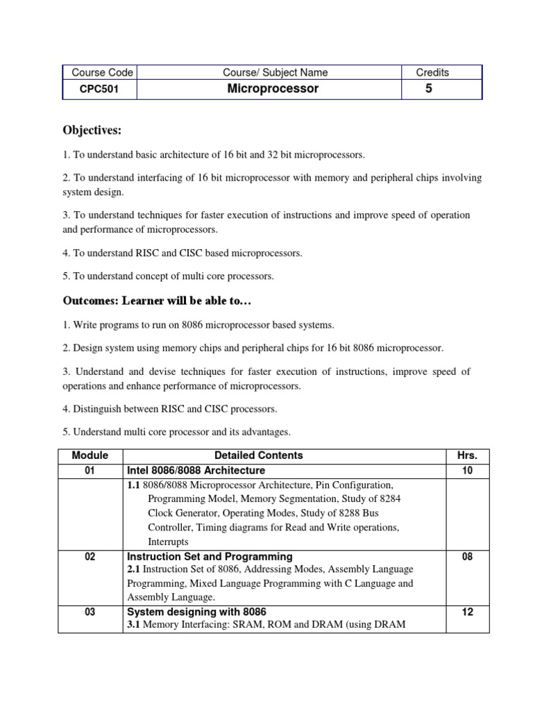 Microprocessor PDF | PDF | Microprocessor | Central Processing Unit