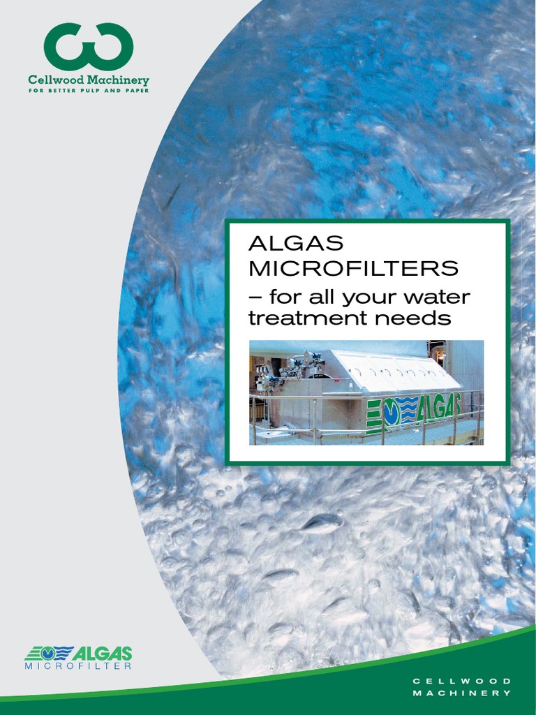 Algas Microfilter Brochure | PDF | Sewage Treatment | Water Treatment