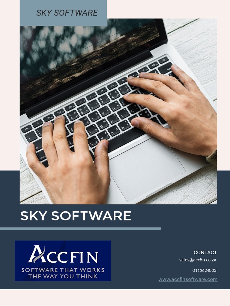 Accfin Sky Brochure | Download Free PDF | Payroll | Computing