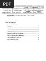 Dispatch Department Standard Operating Procedure Pdf