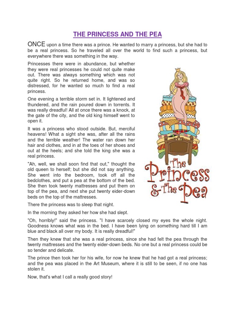 The Princess and The Pea | PDF