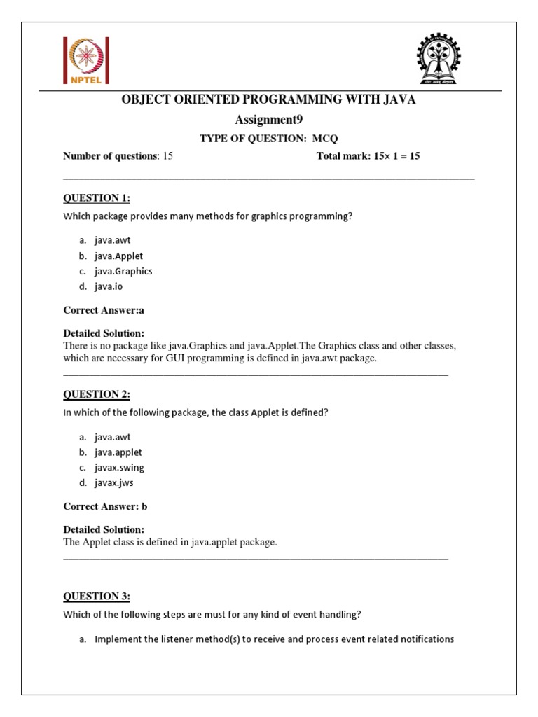 Mcq Of Swing Components In Adv Java - noseculture