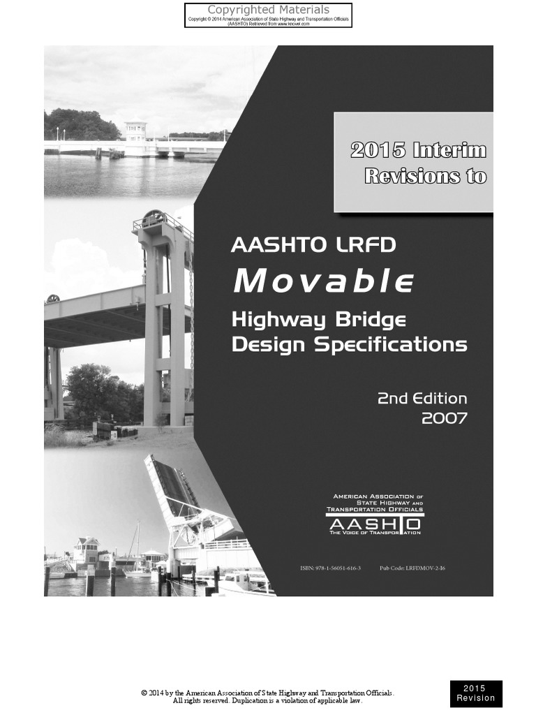 AASHTO - Knowel AASHTO LRFD Movable Highway Bridge Design ...