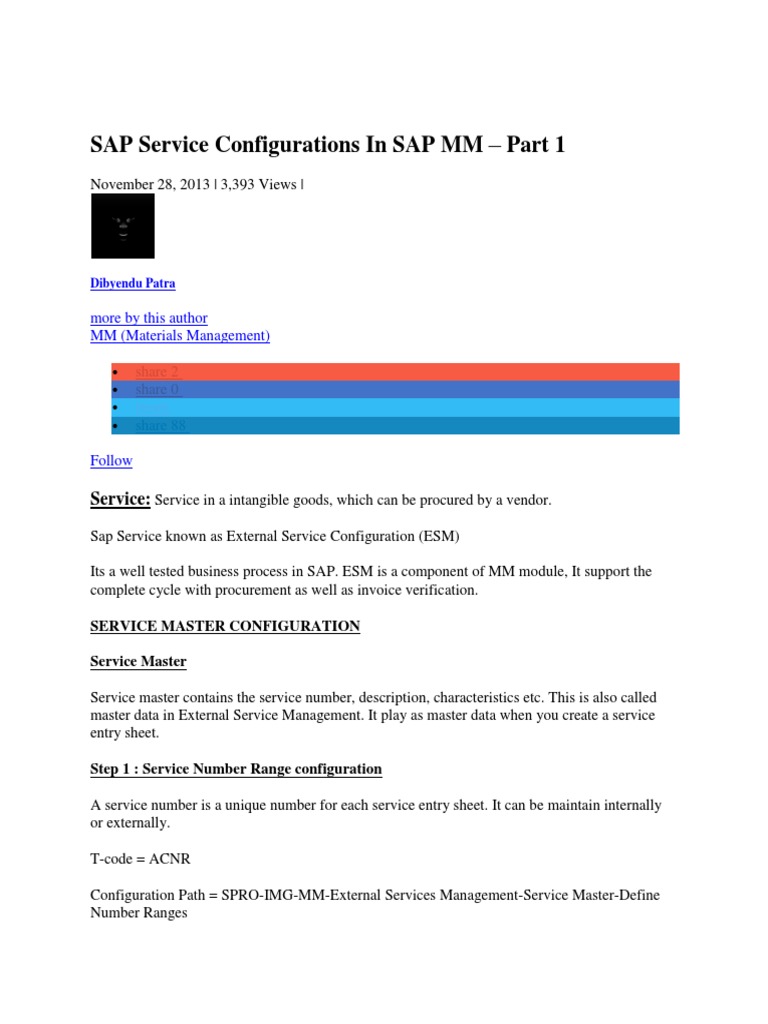 Service Master Configuration | PDF | Business | Computing And ...