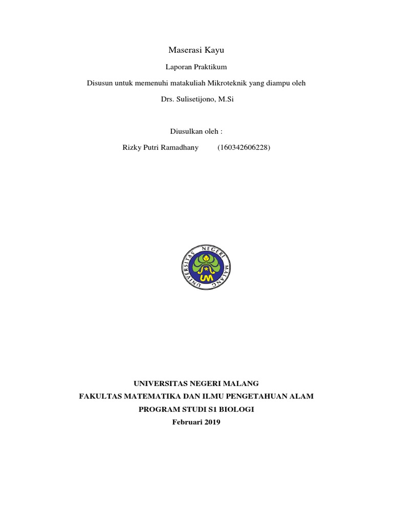 Maserasi Kayu Teteh | PDF