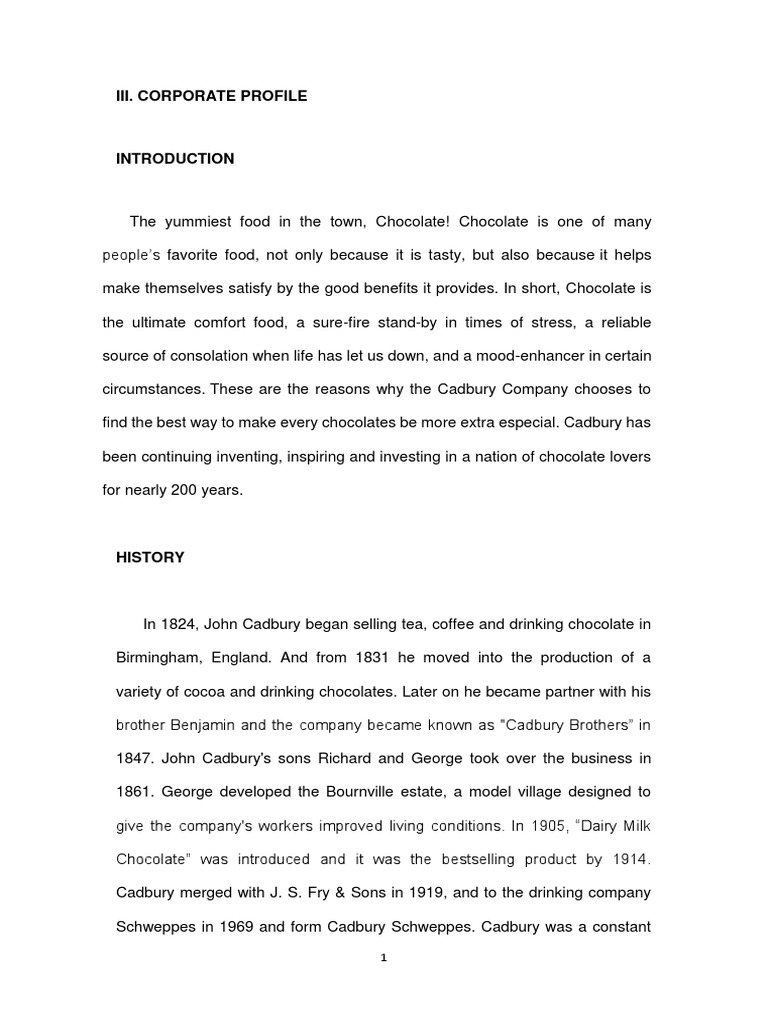 Cadbury Case Study Strategic MKTG AMA Binan | PDF | Business | Economies