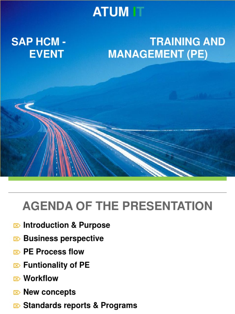 Sap HCM - Training and Event Management (Pe) | PDF | Information ...