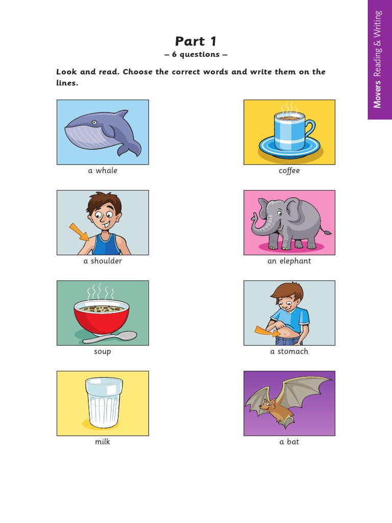 Movers Sample Papers Volume 2 PDF | PDF