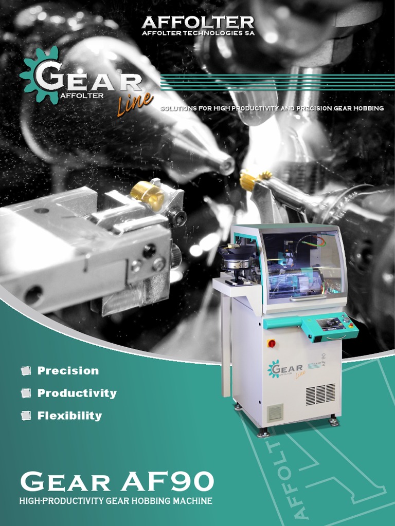 Affolter Af90+af45 en | PDF | Gear | Machines