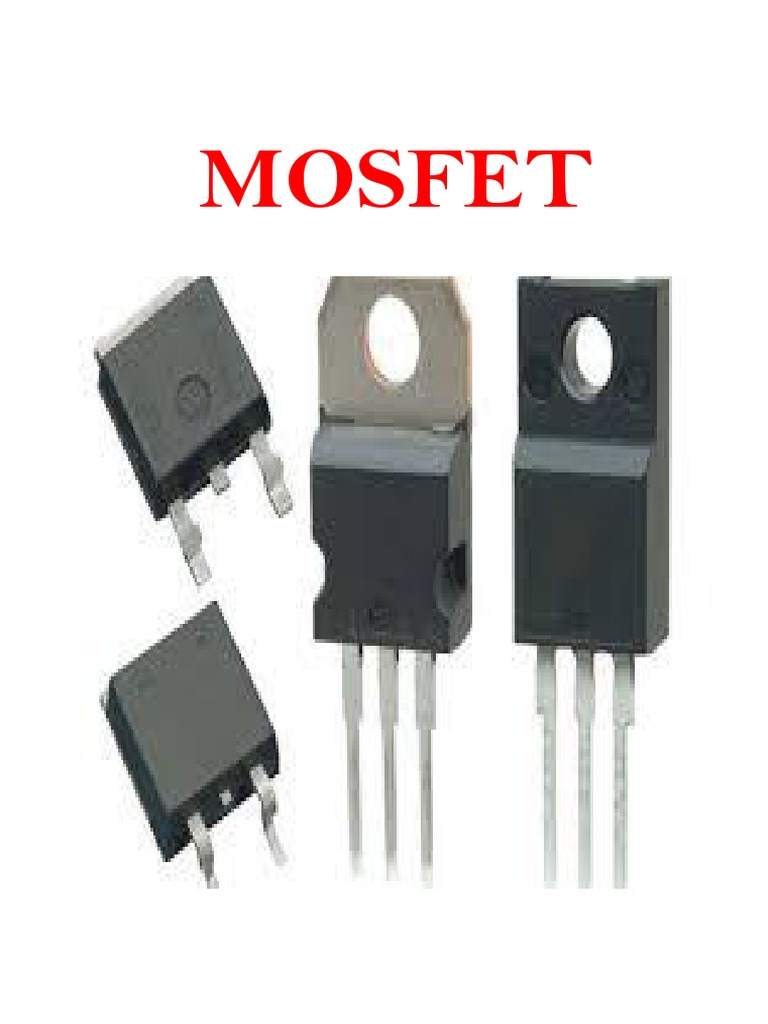 Medición y Funcionamiento de MOSFET | PDF | Mosfet | Transistor de ...