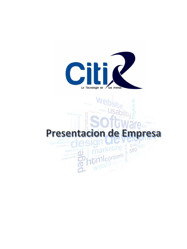 Citix Presentacion | PDF | Red mundial | Internet y web