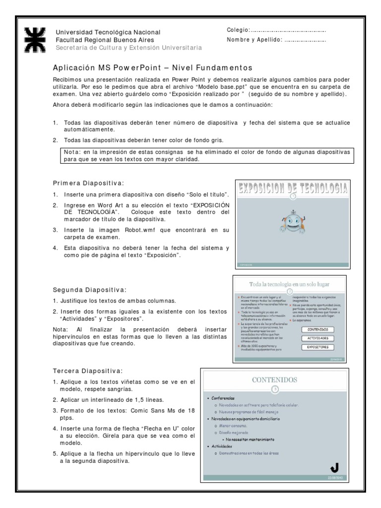 Consignas PDF | PDF