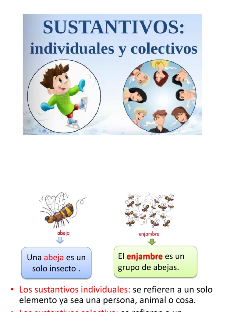 Sustantivos Individuales y Colectivos | PDF