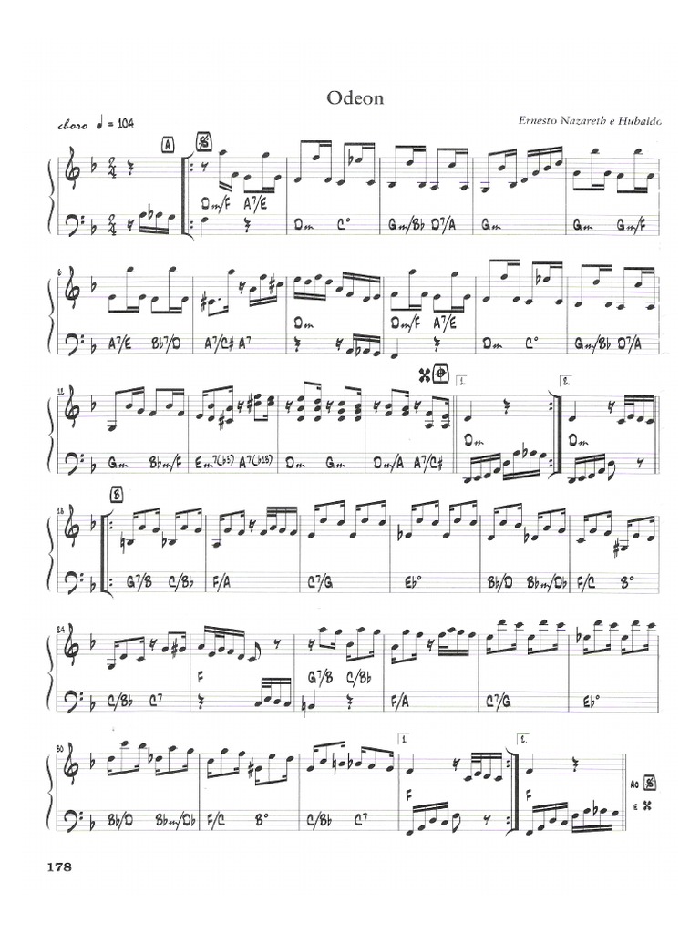 Odeon - Ernesto Nazareth (DM) PDF | PDF