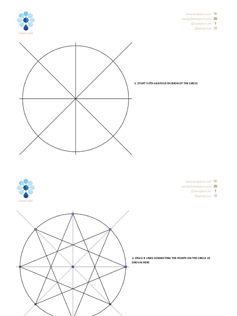 Geometric Circle Division Guide | PDF
