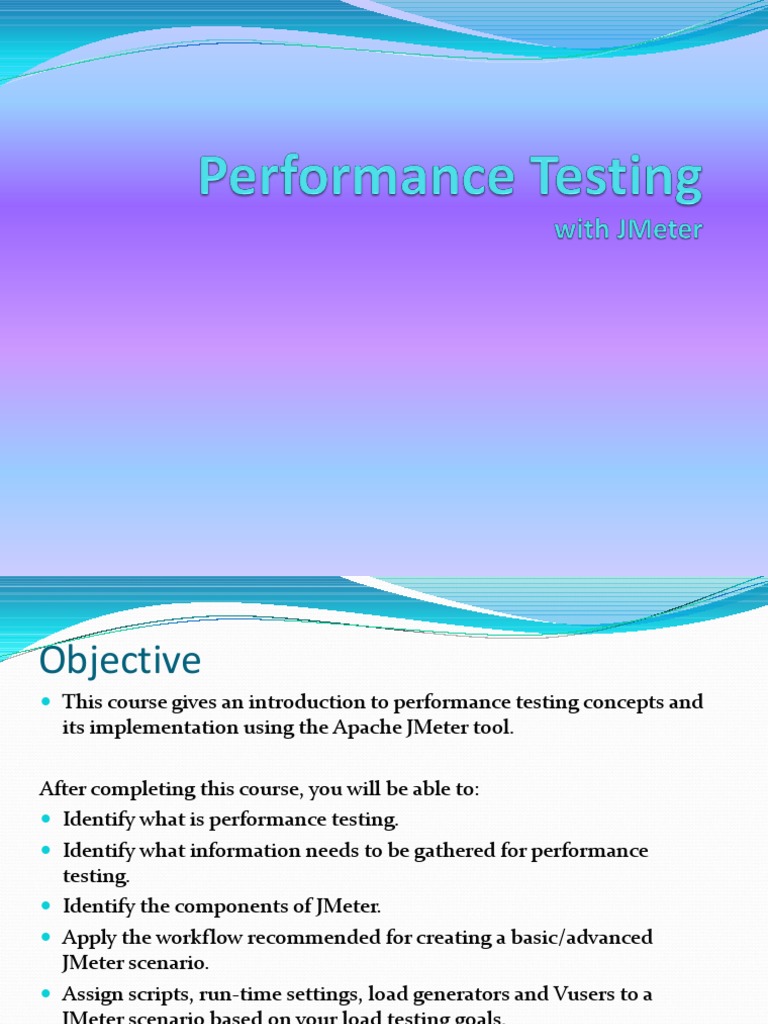 Performance Testing With JMeter PDF | PDF | Scalability | Web Service