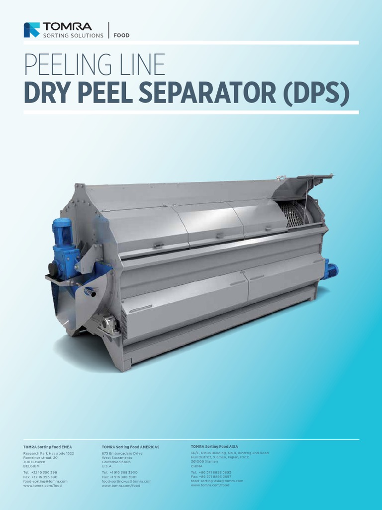 TOMRA's Dry Peel Separator: A Zero-Water Solution for Efficient ...