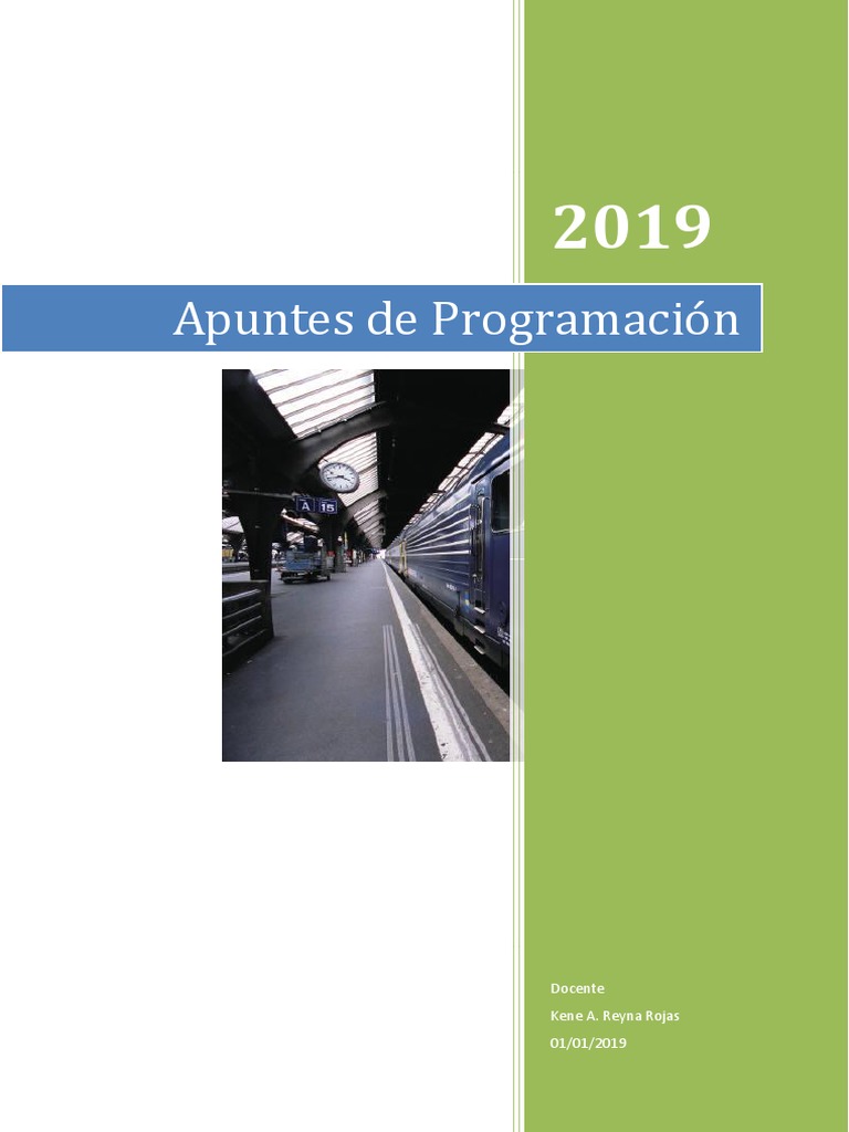 Programacion Apuntes | PDF | Algoritmos | Lenguaje de programación