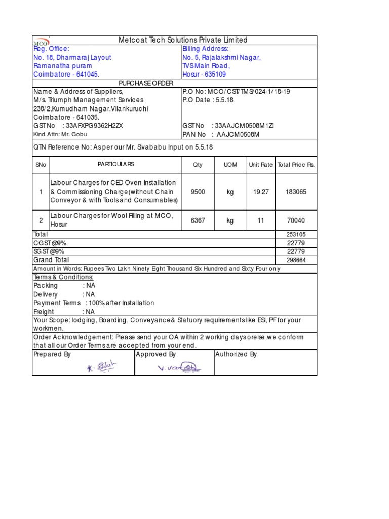 Metcoat Tech Solutions Private Limited