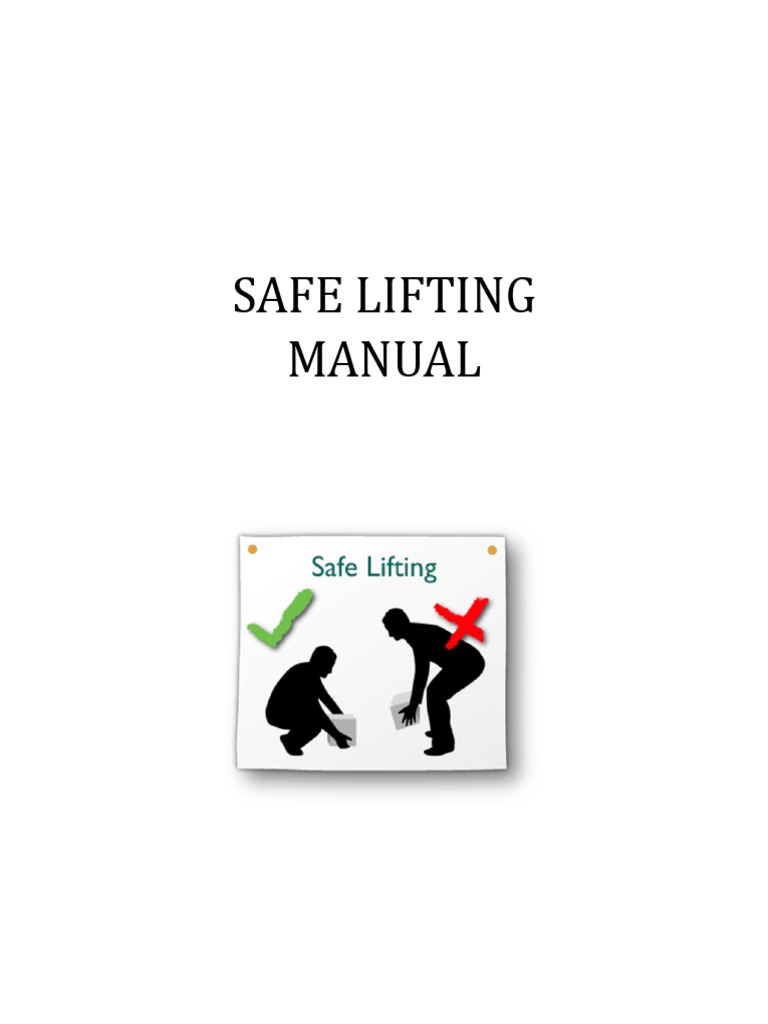 Safe Lifting Manual | PDF | Human Leg | Employment
