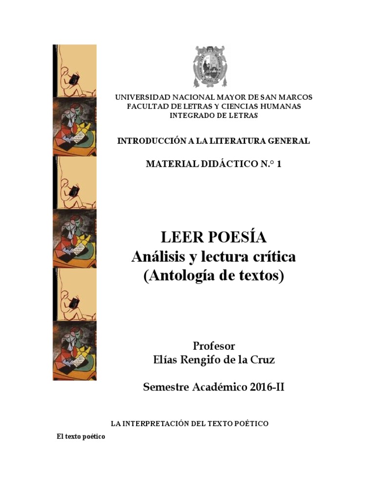 Análisis y Lectura de Poesía | PDF | Crítica literaria | Poesía