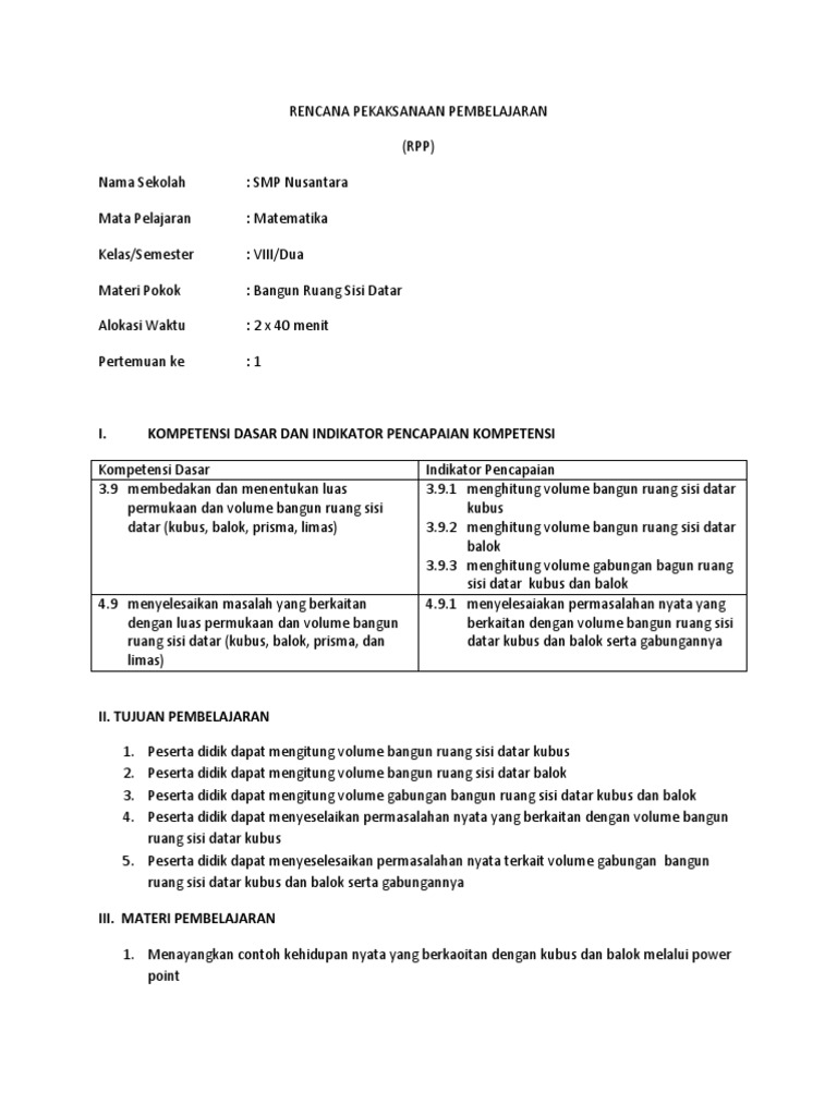 RPP PPG Modul 1 | PDF | Komputer