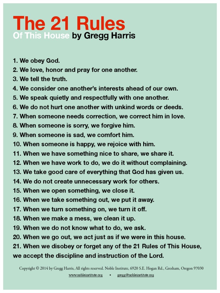 20 Rules of Gift | PDF