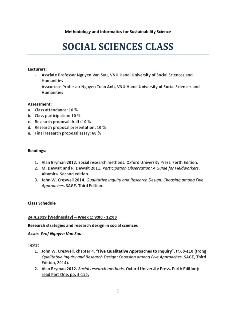 Appendix Social Science Class | PDF | Social Science | Social Research