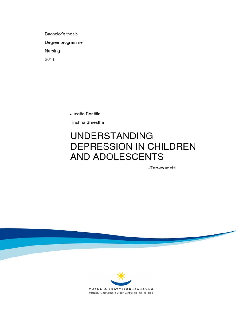 Understanding Depression in Youth | PDF | Major Depressive Disorder ...