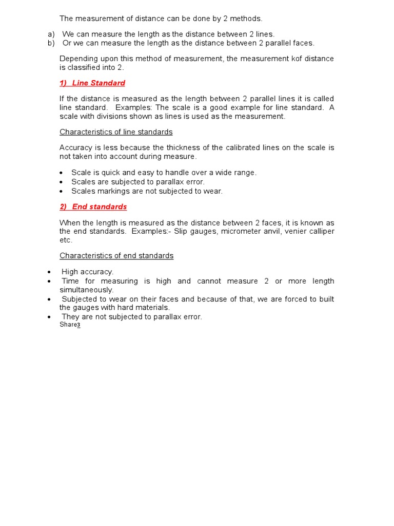 Line and End Standard | PDF