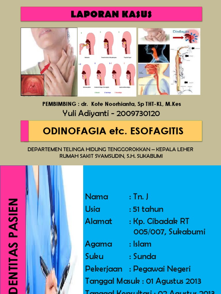 Odinofagia Etc Esofagitis Refluks | PDF