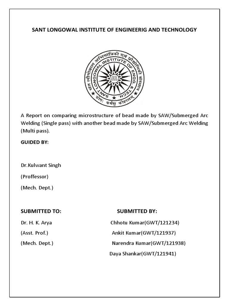 Project 2020 PDF | PDF | Welding | Construction