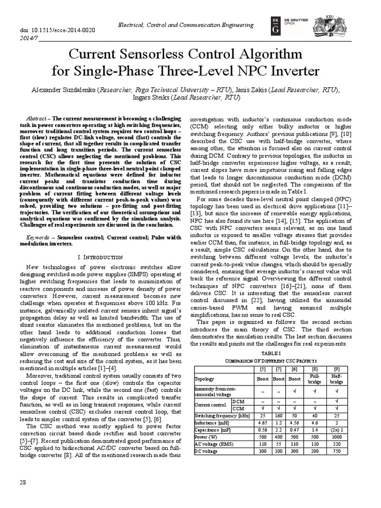 22559159 Electrical Control And Communication Engineering Current