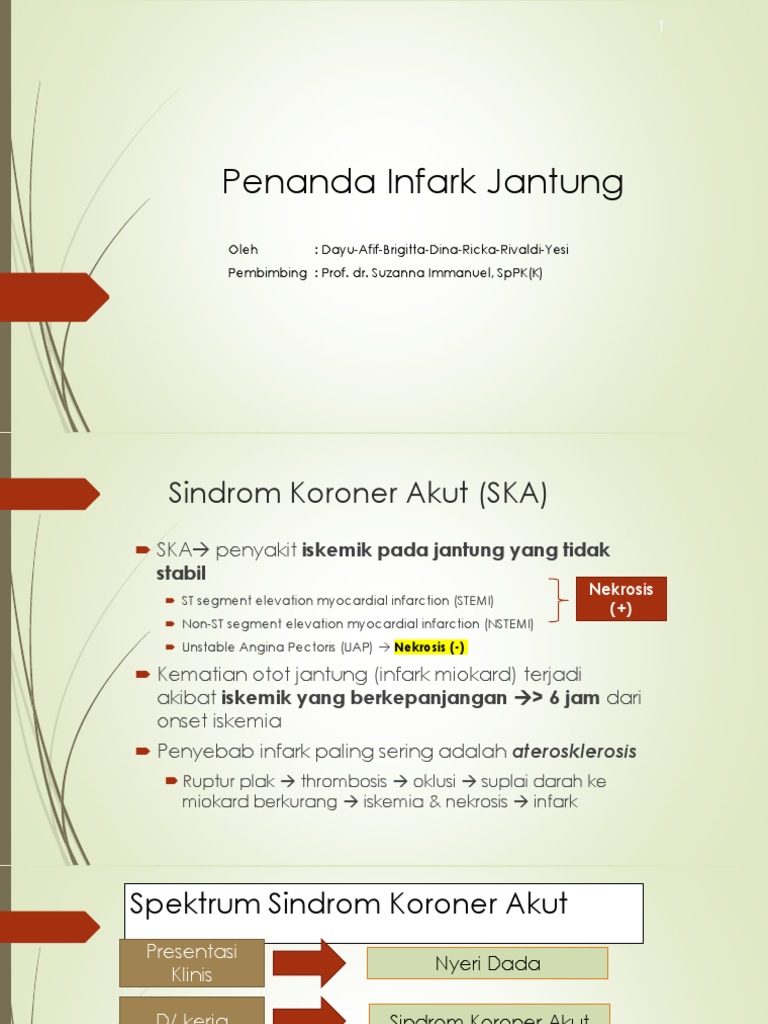 Penanda Infark Jantung | PDF