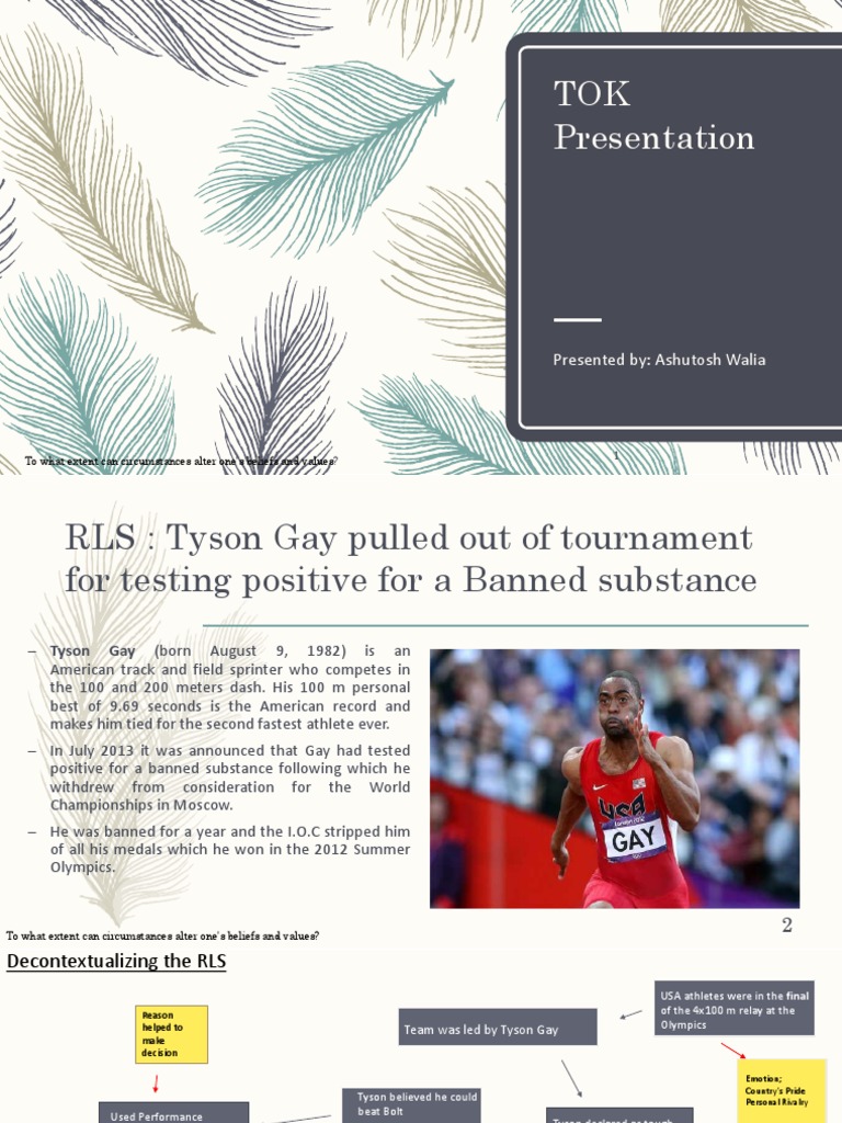 Sample Tok Presentation | PDF | Value (Ethics) | Cognition