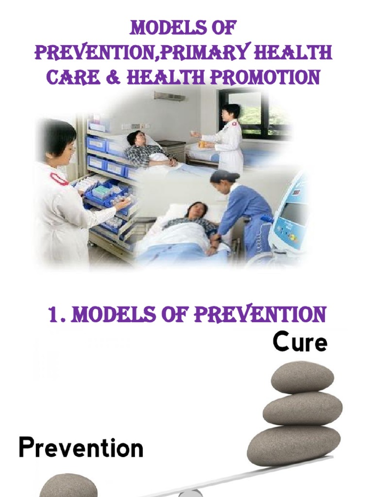 Models of Prevention, Primary Health Care & Health Promotion | Download ...