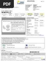 Taxi Bill Sample | PDF